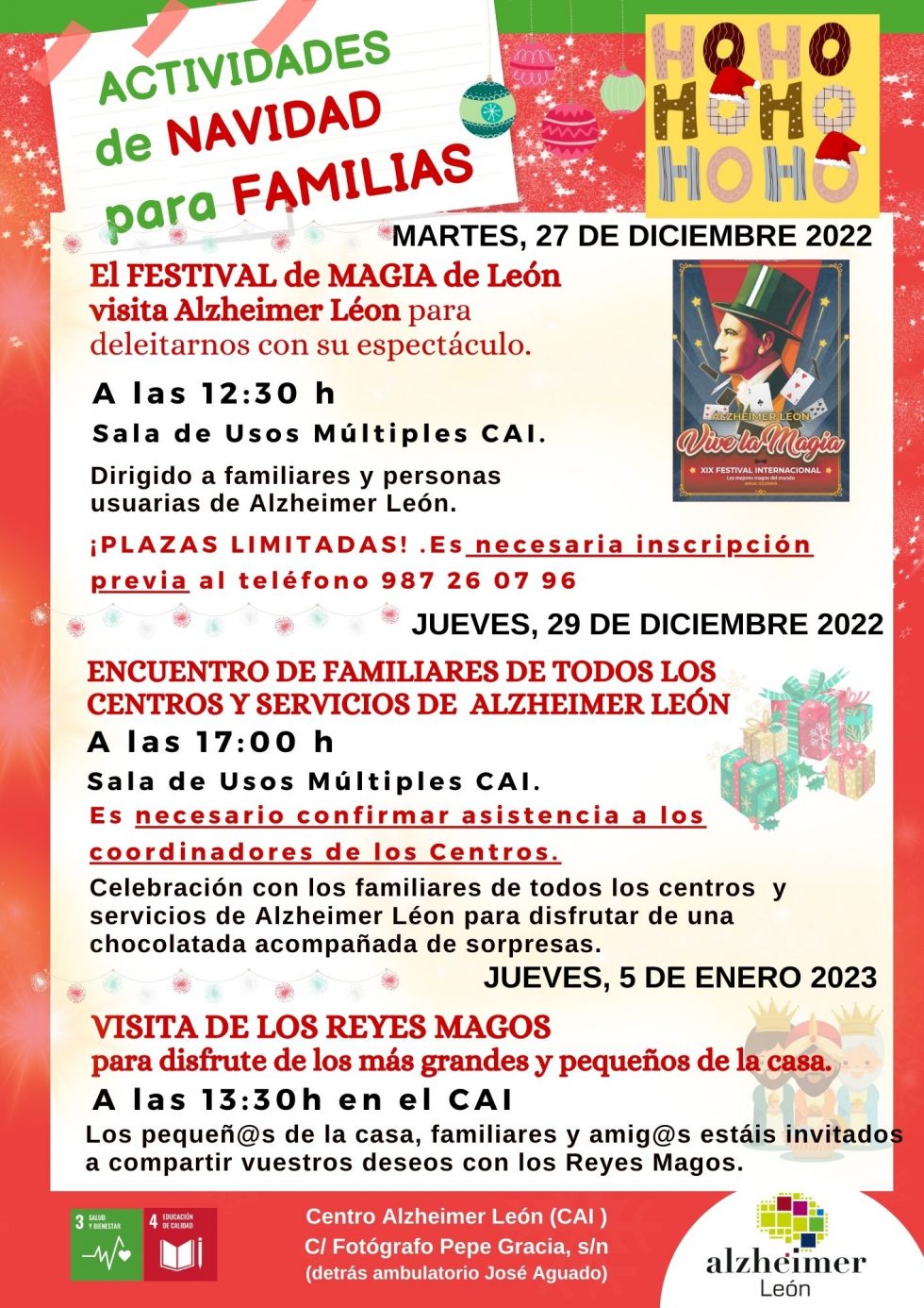 Celebramos la Navidad 2022 con un variado programa de actividades para ...